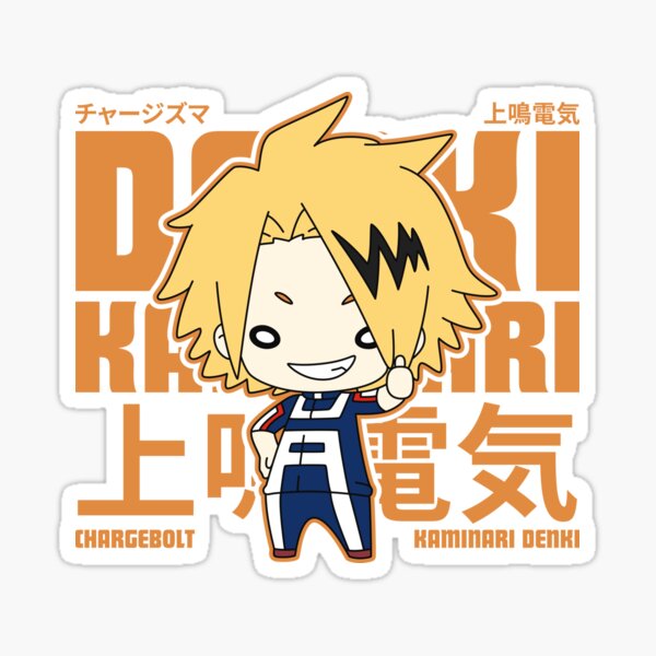 "Kaminari Denki - My Hero Academia - BNHA" Sticker by ihasartwork ...