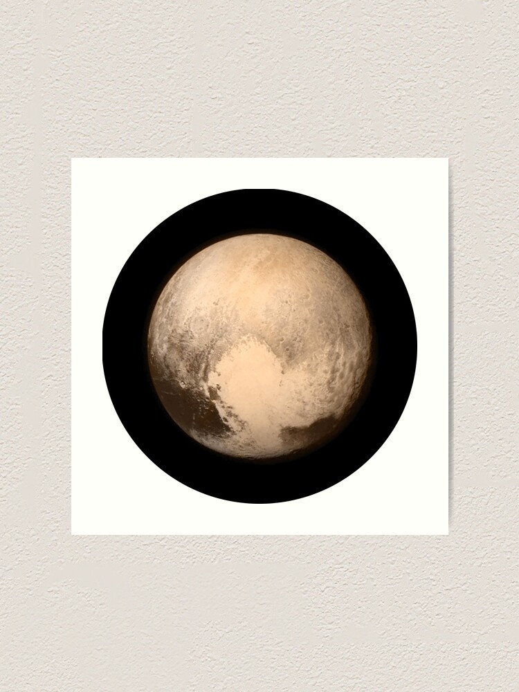 "IT'S REALLY PLUTO'S HEART - HIGH QUALITY IMAGE" Art Print by ...