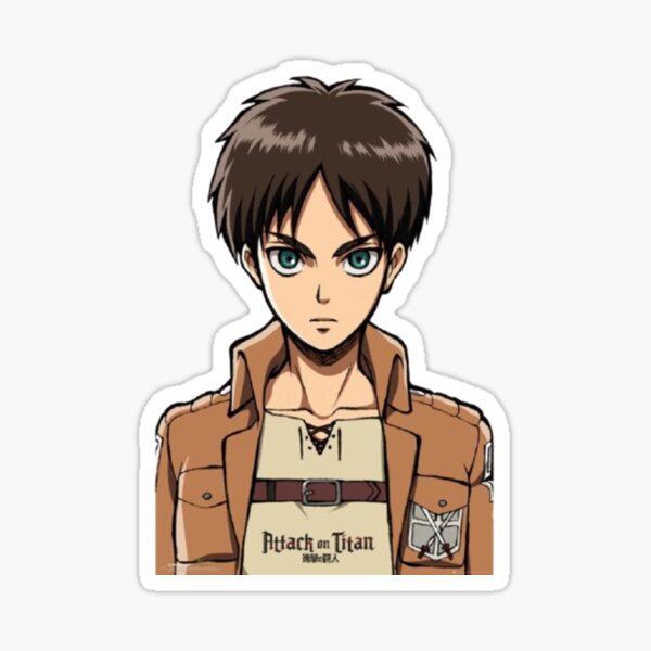 "Young eren" Sticker by JarlBontime | Redbubble