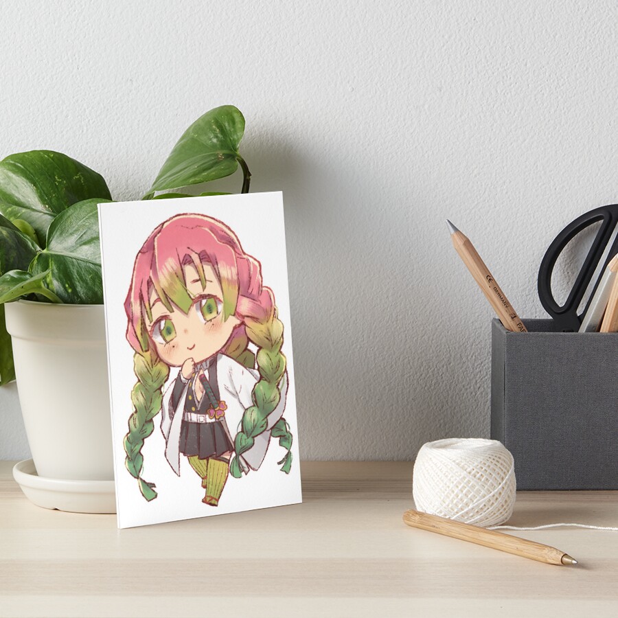 "Mitsuri Kanroji" Art Board Print by KimetsuAshira | Redbubble