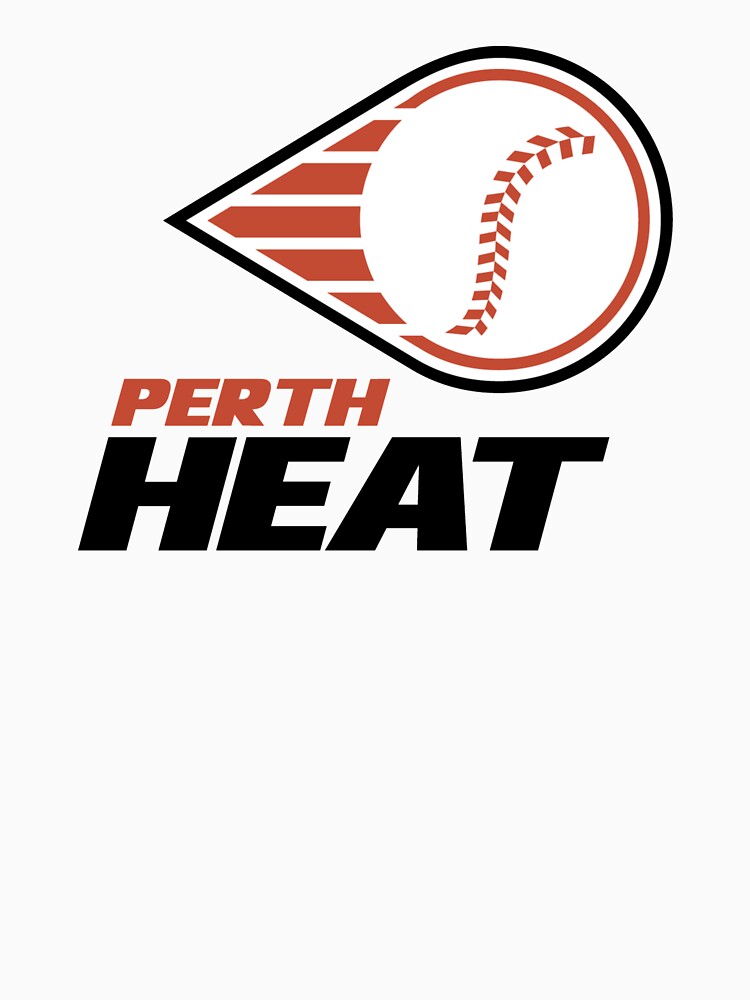 "Perth Heat" T-shirt for Sale by beisboltees | Redbubble | baseball t ...