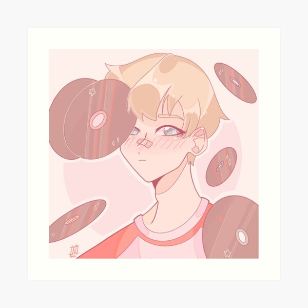 "Tommyinnit with discs " Art Print by Peachiidazai | Redbubble