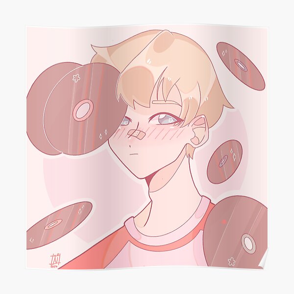 "Tommyinnit with discs " Poster for Sale by Peachiidazai | Redbubble