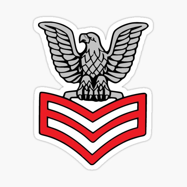 "Petty Officer First Class" Sticker for Sale by ronfster | Redbubble