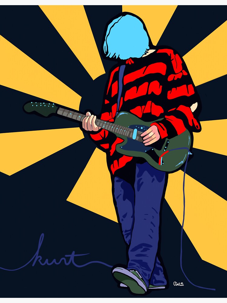 "Kurt" Sticker by DelphinePagano | Redbubble