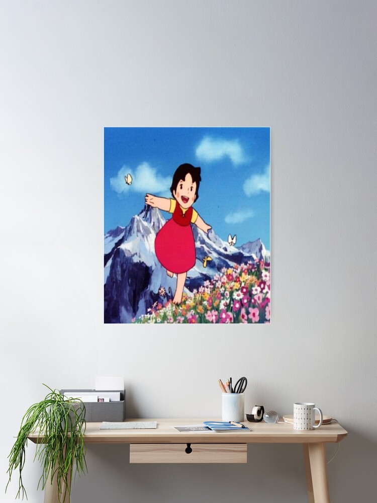 "HEIDI Heidi Little Girl of the Mountains MANGA" Poster by Isabelle Calisto | Redbubble