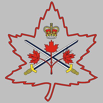 "CANADIAN ARMY CANADA MAPLE LEAF BADGE" Sticker for Sale by ...
