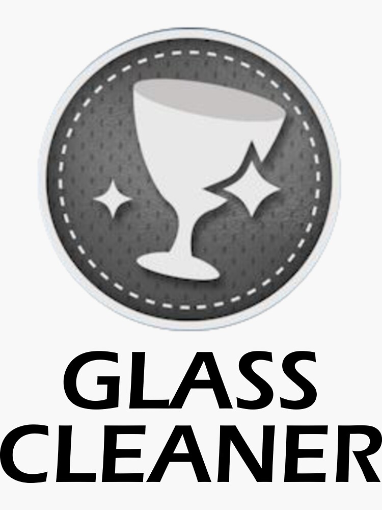 "Takeover Glass cleaner" Sticker by ManueloP | Redbubble