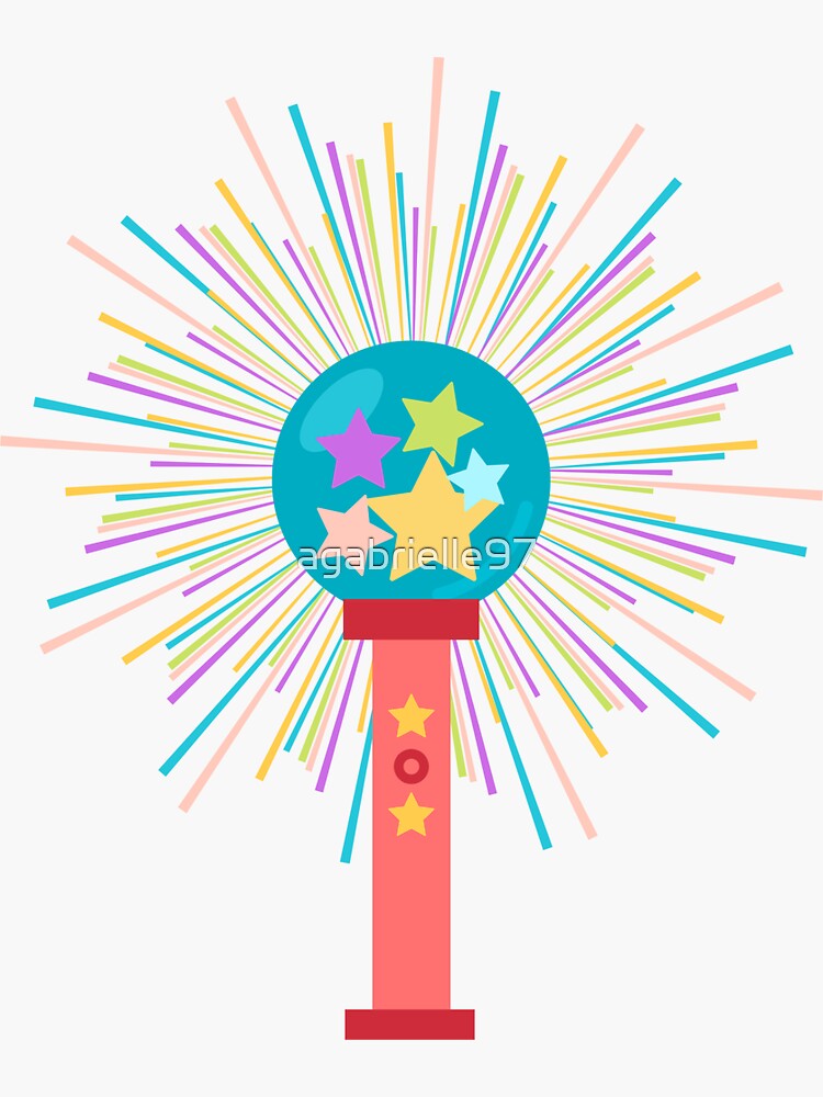 "light spinner with rays" Sticker for Sale by agabrielle97 | Redbubble