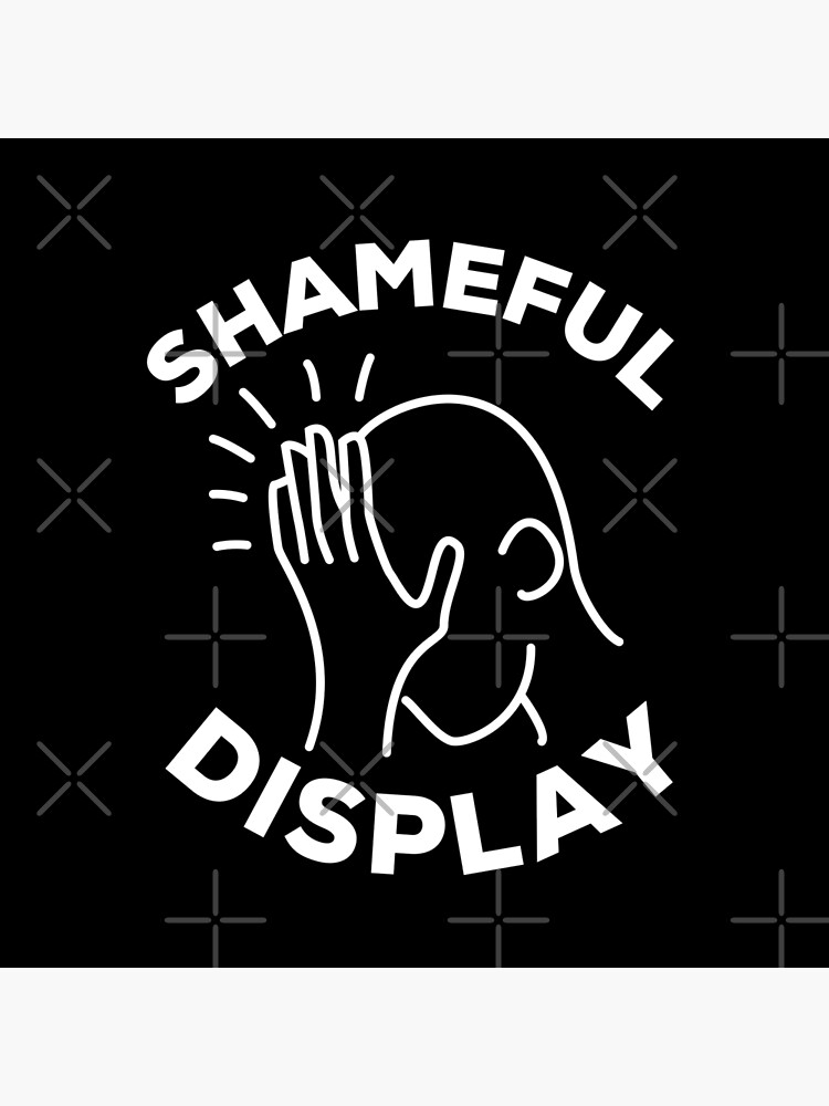 "Shameful Display" Throw Pillow for Sale by Cursedfate | Redbubble