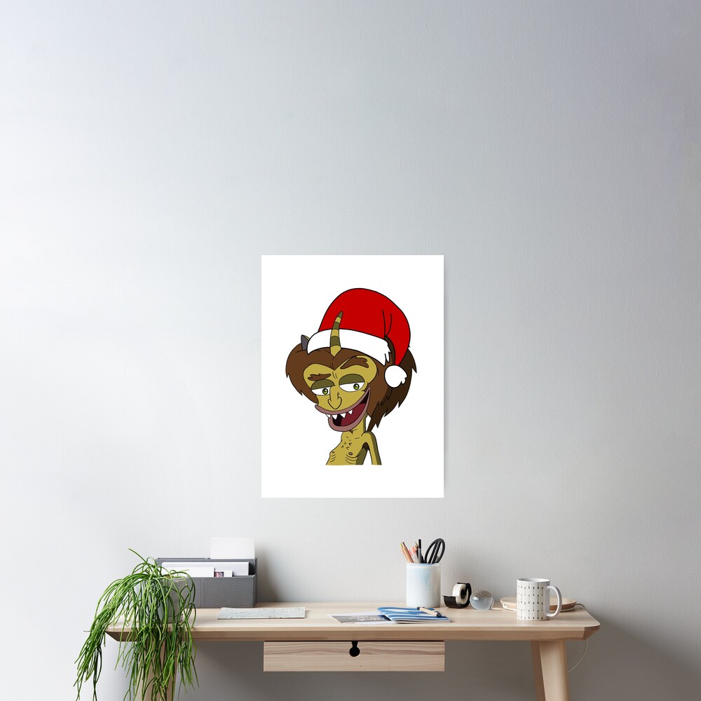 "Big Mouth Maury Hormone Monster Christmas Edition" Poster for Sale by ...