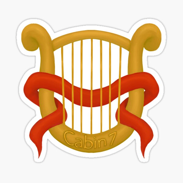 "PJO Cabin 7 (Apollo Cabin)" Sticker for Sale by E1Art | Redbubble