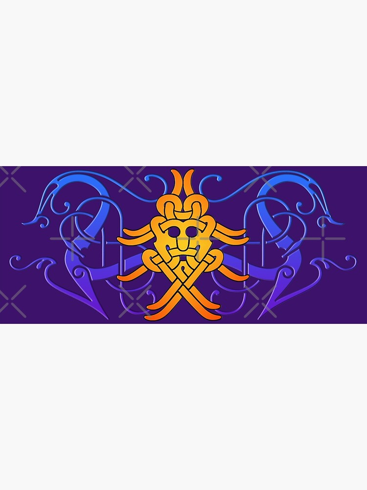 "A Mashup of two Viking art styles, Urnes, Ringerike Style" Poster by ...