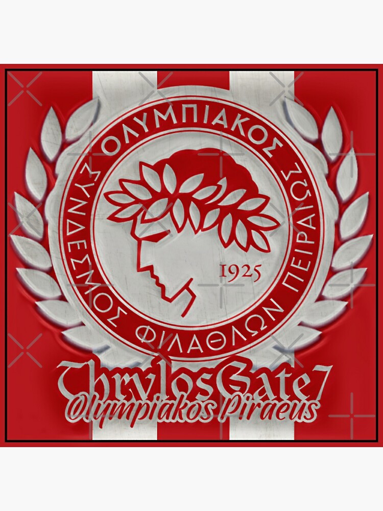 "Thrylos Gate 7 - Olympiakos Piraeus" Sticker for Sale by NicosiaChamps26 | Redbubble