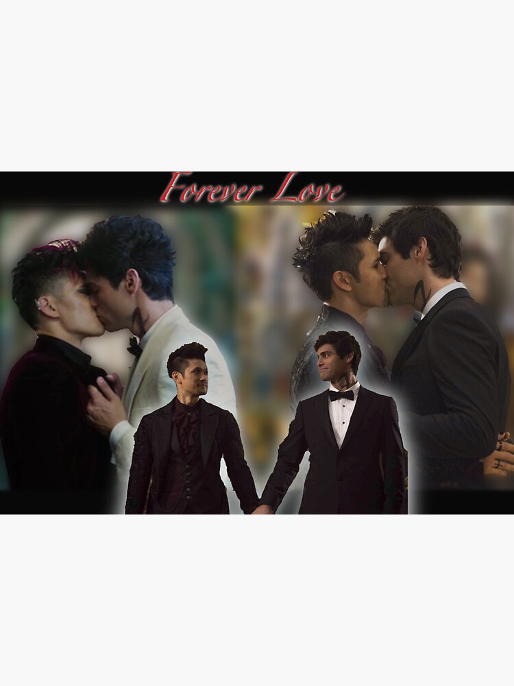 "Malec Forever love " Sticker for Sale by Angeleyz4ever | Redbubble