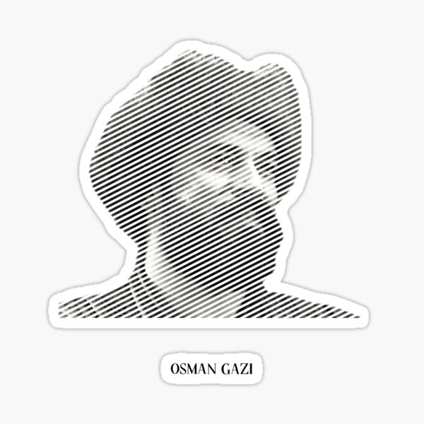 "Kurulus Osman Stripe Design" Sticker for Sale by ersindesign | Redbubble