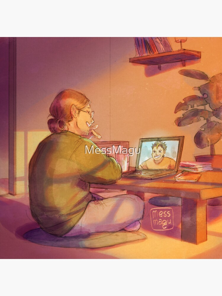 "Videocall" Sticker for Sale by MessMagu | Redbubble