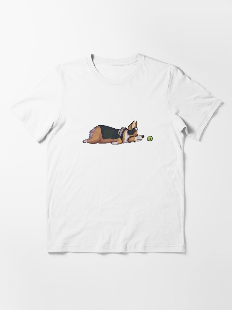 "Lazy Sploot Redhead Tricolor Corgi" T-shirt for Sale by stefidelly ...