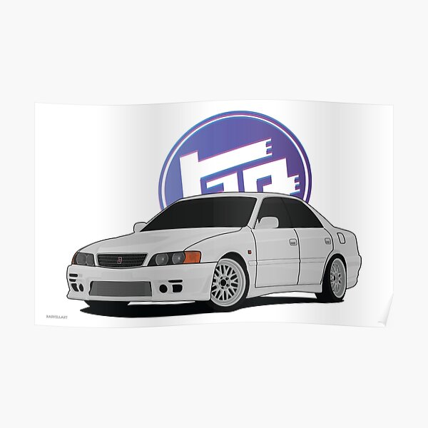 "Toyota JZX100 JDM" Poster by f1nger | Redbubble