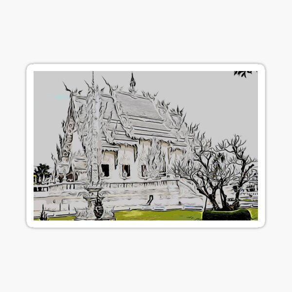 "Chiang Rai" Sticker for Sale by Jisandsworld | Redbubble