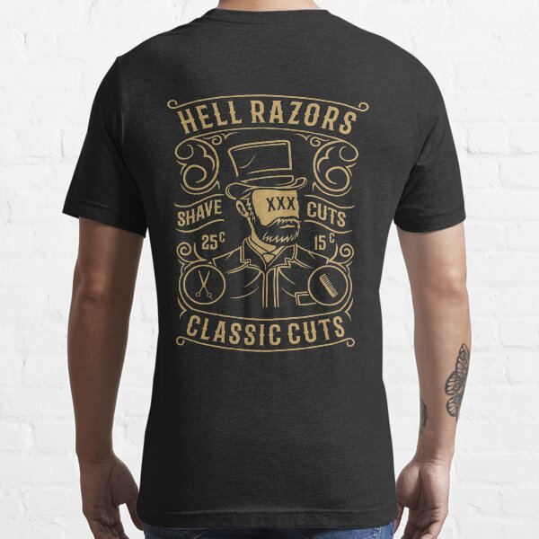 "Hell Razors Classic Cuts" T-shirt for Sale by Sinfamous | Redbubble ...