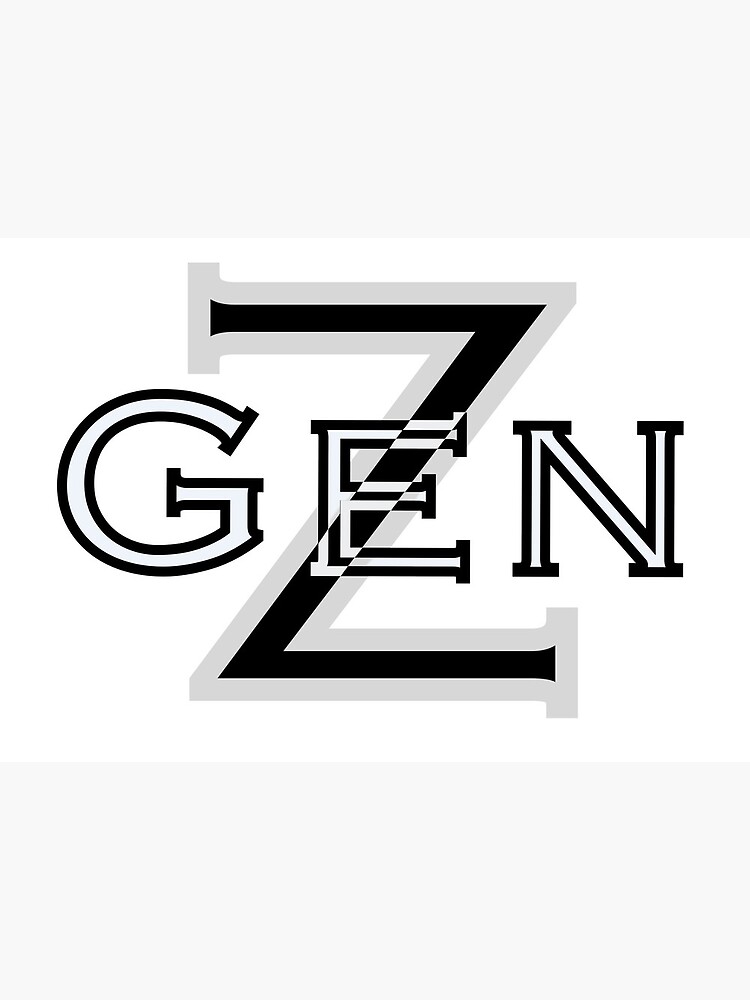 "Gen Z Logo" Art Print by GenZsthetic | Redbubble