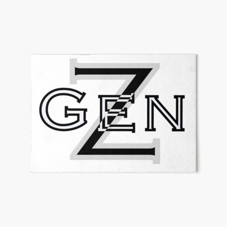 "Gen Z Logo" Art Board Print for Sale by GenZsthetic | Redbubble