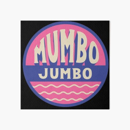 "MUMBO JUMBO PINK AND BLUE LOGO" Art Board Print for Sale by ...