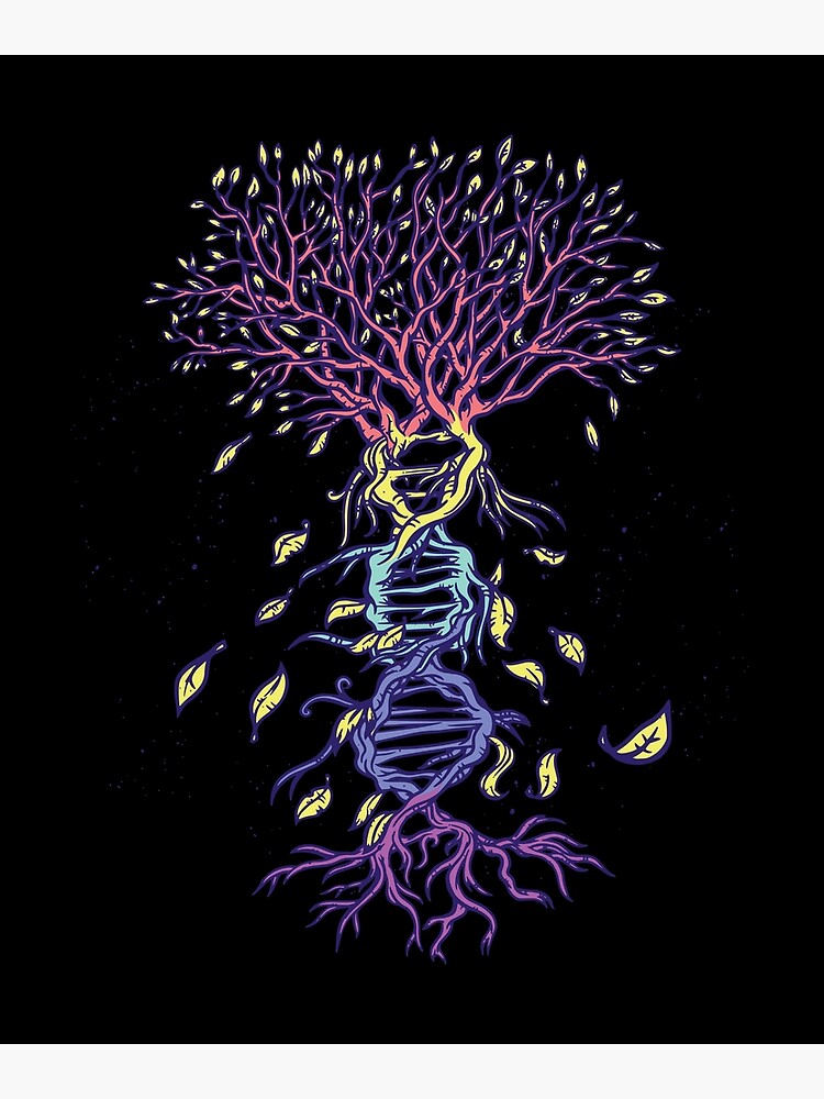 "DNA Tree of Life" Poster by jonnyhoff | Redbubble
