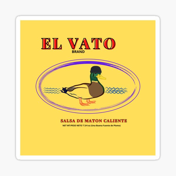"El Vato Thug Sauce" Sticker for Sale by Chochis71 | Redbubble