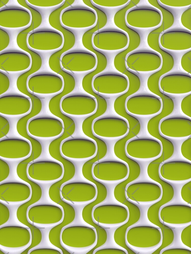 "Retro MOD 60s Pattern on Green" A-Line Dress for Sale by AaronKinzer ...