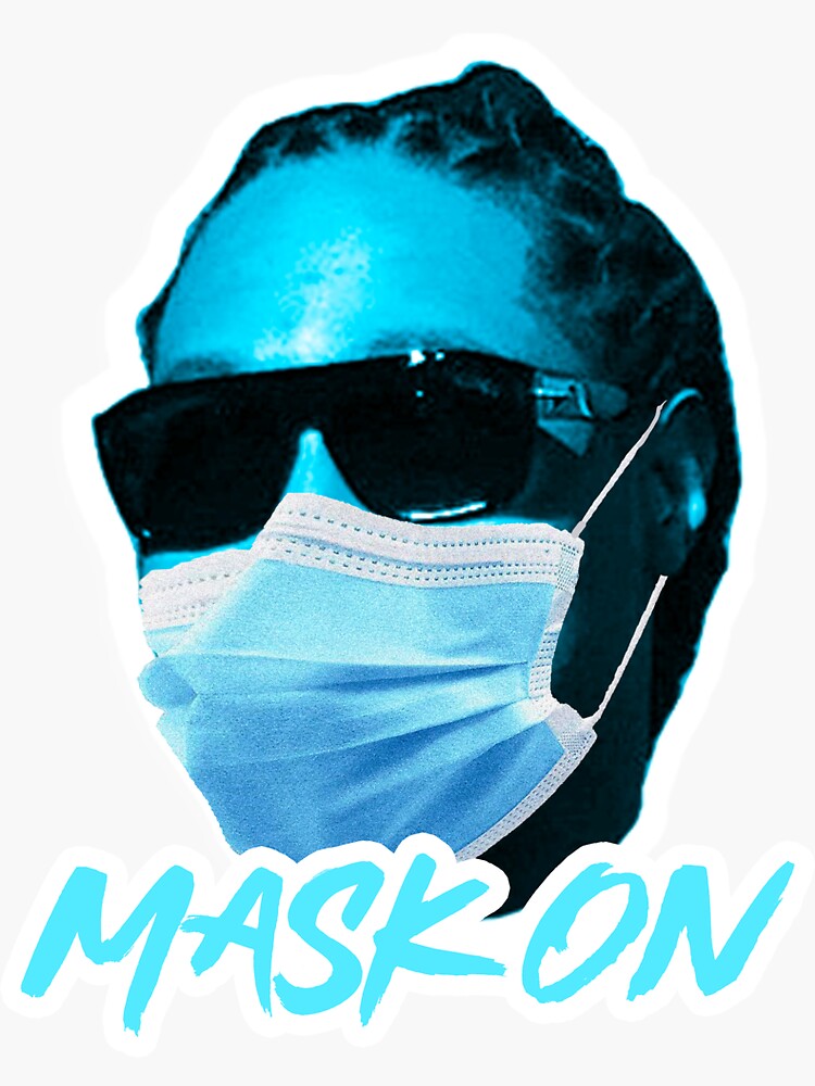 "Future "Mask On" Covid Edition" Sticker by DesignedByTee | Redbubble