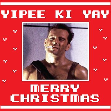 "yippee ki yay merry christmas" Greeting Card for Sale by Bella's Merch ...