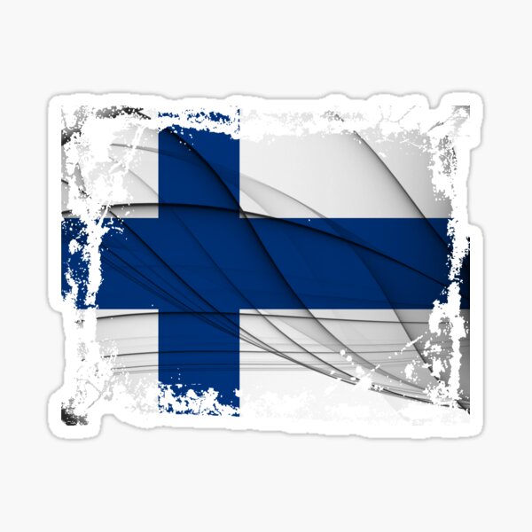 Flag Finland Suomi Stickers | Redbubble