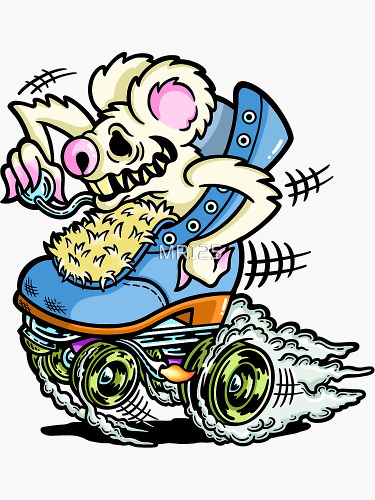 "Rink Rat " Sticker for Sale by MR125 | Redbubble