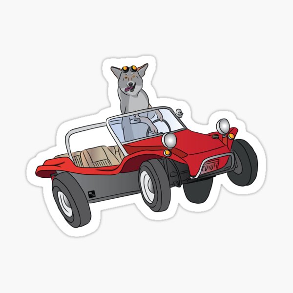 "Coyote Dune Buggy" Sticker for Sale by alttabstudio | Redbubble