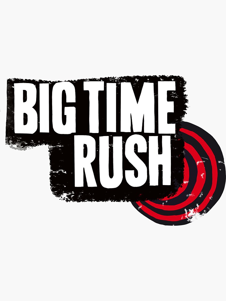 "big time rush logo" Sticker by meganalexaa | Redbubble
