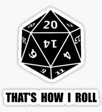 20 Sided Dice: Stickers | Redbubble