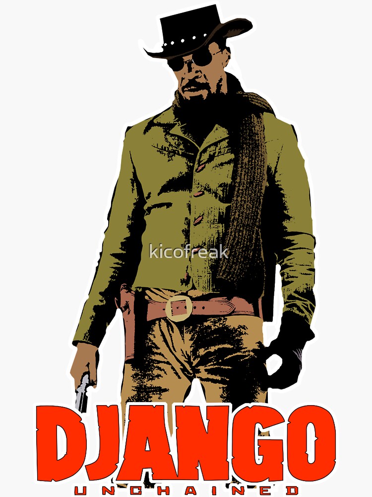 "Django" Sticker for Sale by kicofreak | Redbubble