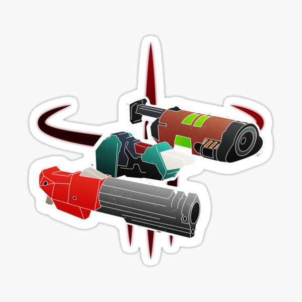 "QUAKE 3 ARENA UNHOLY TRINITY" Sticker by ChuckyTJones | Redbubble