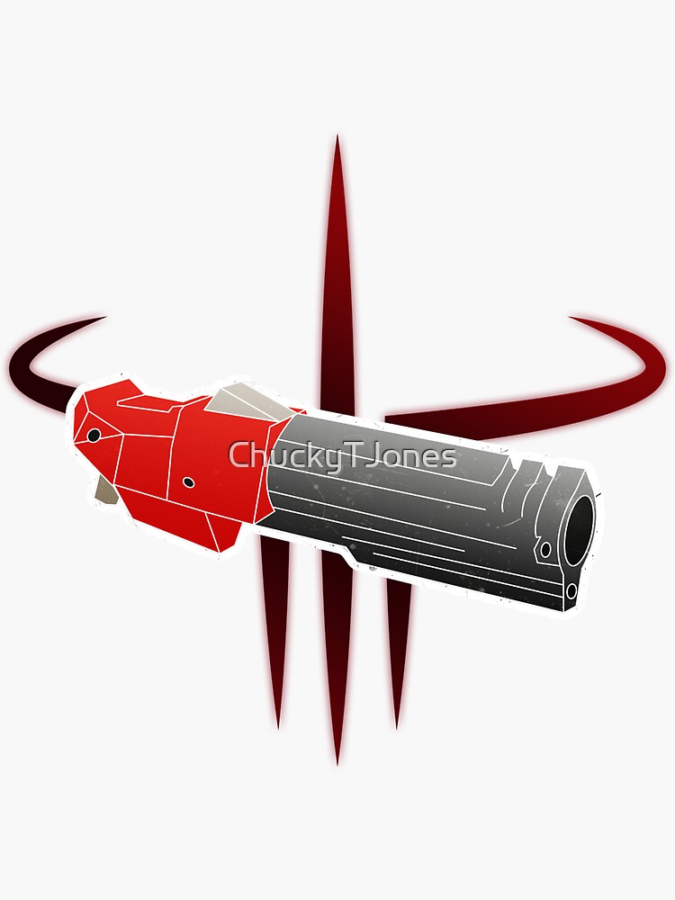"QUAKE 3 ARENA ROCKET LAUNCHER" Sticker for Sale by ChuckyTJones ...