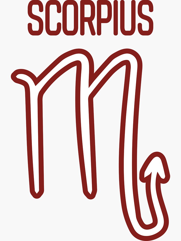 "Scorpius" Sticker for Sale by CovasV | Redbubble