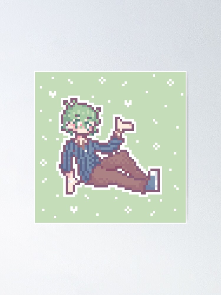 "Pixel Rantaro Amami" Poster for Sale by abitofkake | Redbubble