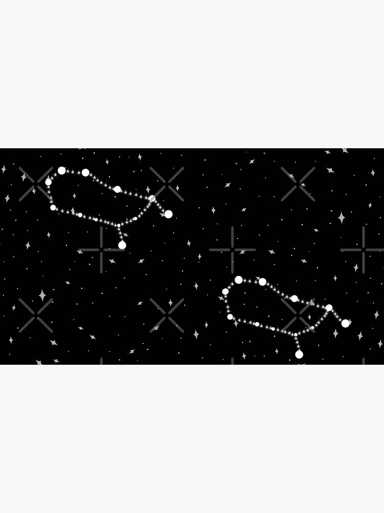 "Gemini Constellation Stars Sign || Simple Stars Pattern" Sticker for ...