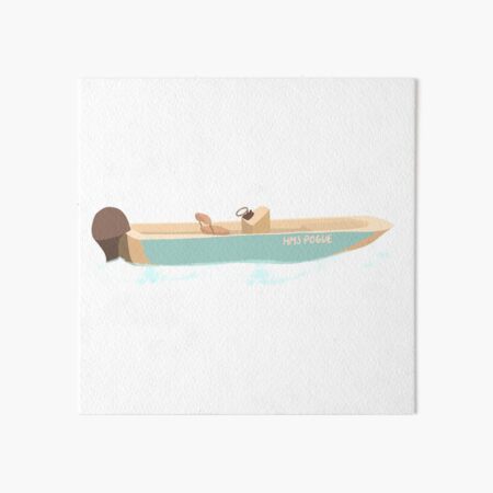 "Outer Banks Boat - HMS Pogue" Art Board Print by jekel1hr | Redbubble