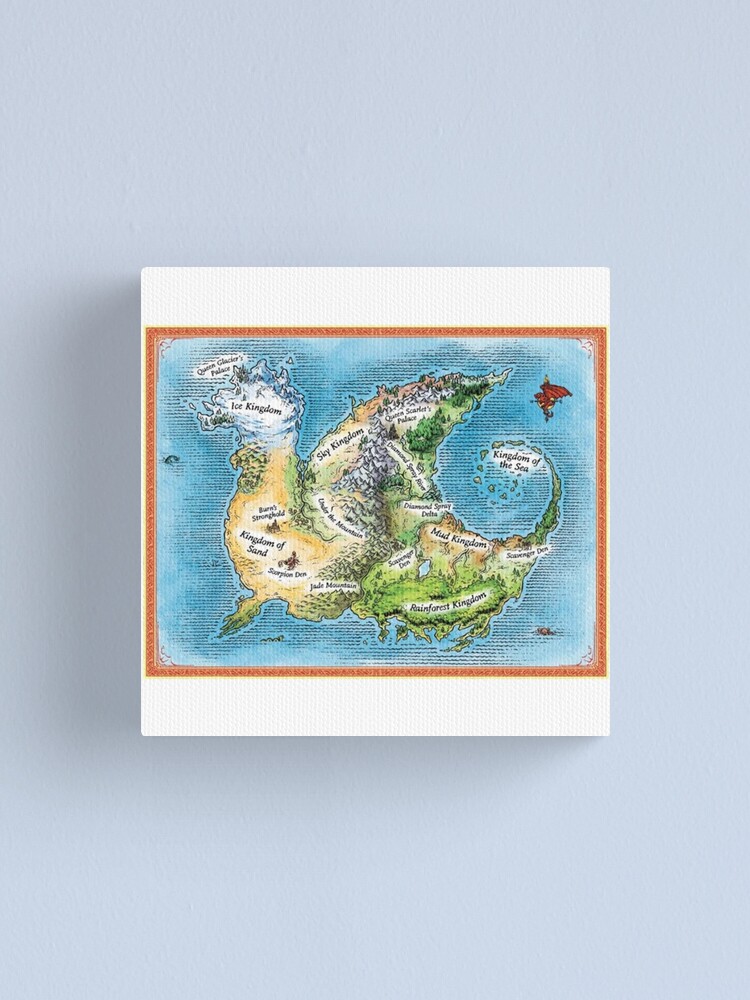 "WOF Maps" Canvas Print by StarBubble | Redbubble