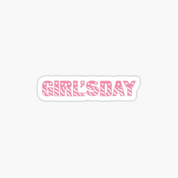 "GIRL'S DAY LOGO" Sticker by bbangkookie | Redbubble