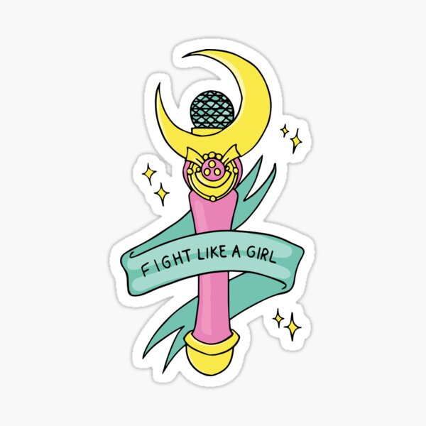 Cute Fight Like A Girl Stickers | Redbubble