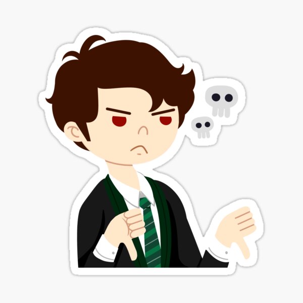 "Thumbs Down" Sticker by amandabelle | Redbubble