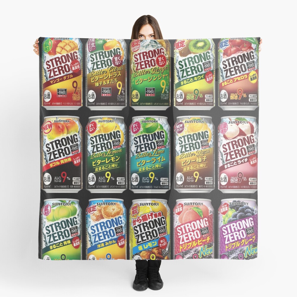 "STRONG ZERO! - Let's Party in Japan!!!" Scarf for Sale by Japan2Earth ...